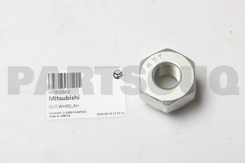 MC810632 Genuine Mitsubishi NUT,WHEEL,RH | eBay