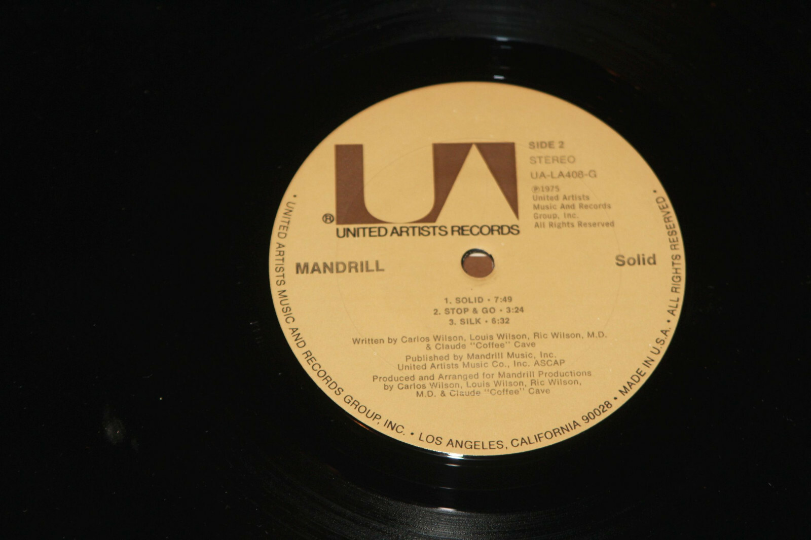 Mandrill - Solid LP 1975 UA Records UA-LA408-G High Grade Funk w ...