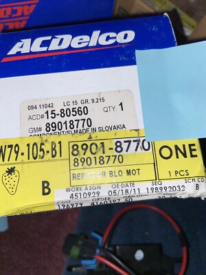 89018770 Genuine GM Heating and Air Conditioning Blower Control Module ...