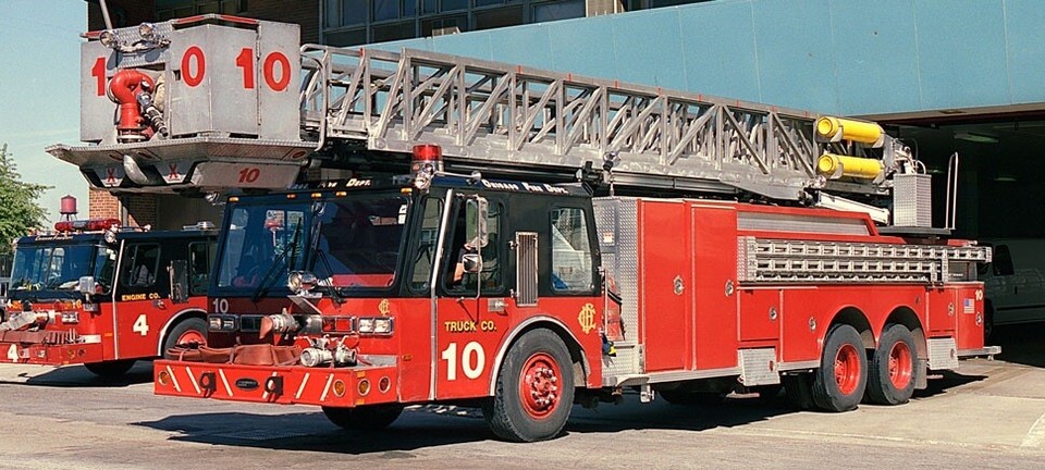 NEW! Fire Replicas Chicago Fire Department E-ONE Hurricane Tower Ladder ...