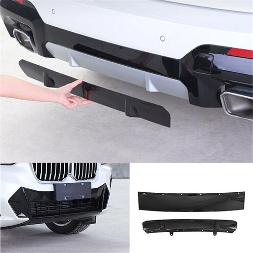 For BMW X3 iX3 2022-2023 ABS Bright Front Rear Bumper Diffuser Board ...