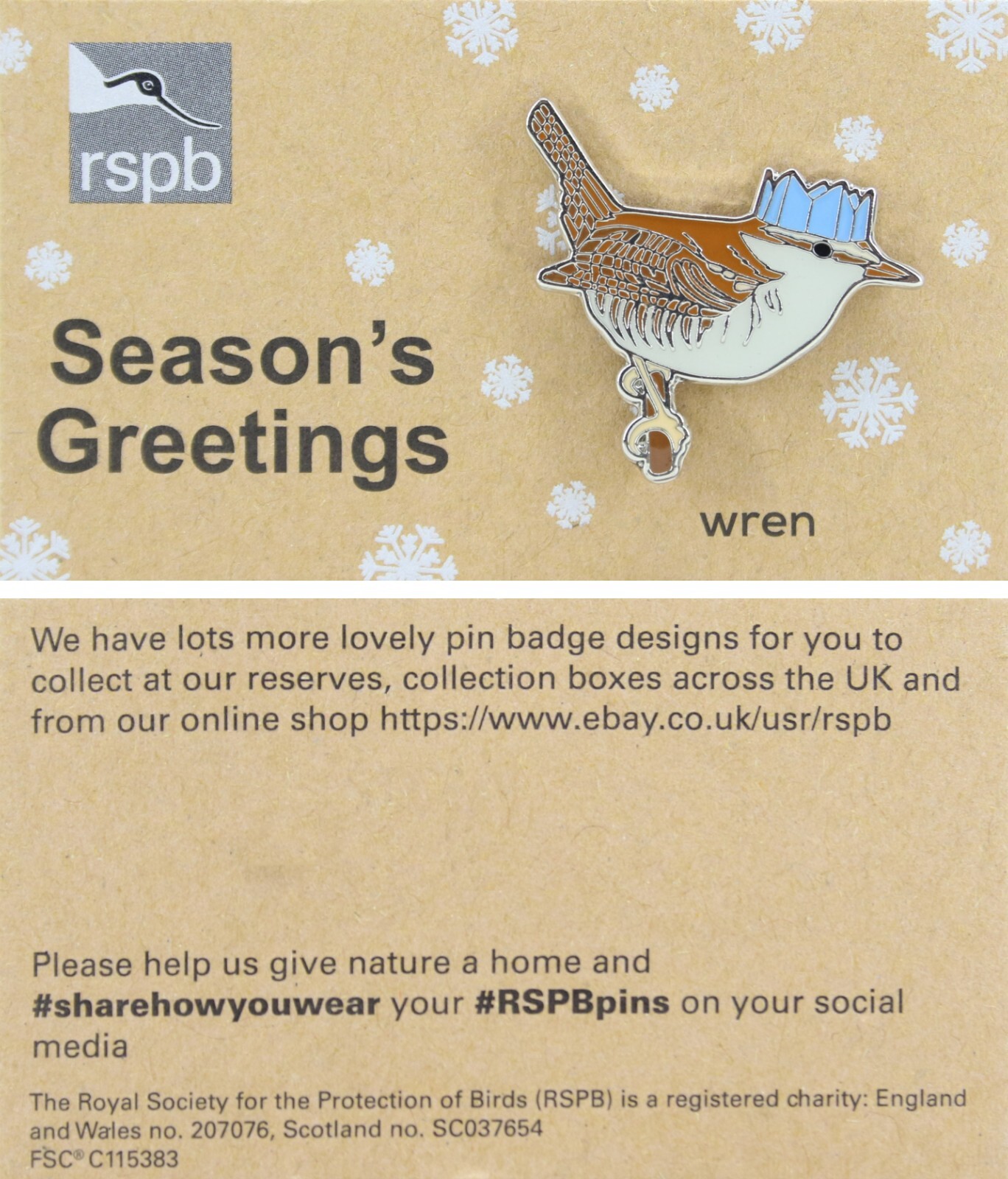 RSPB Christmas 2022 Special Wren | eBay UK