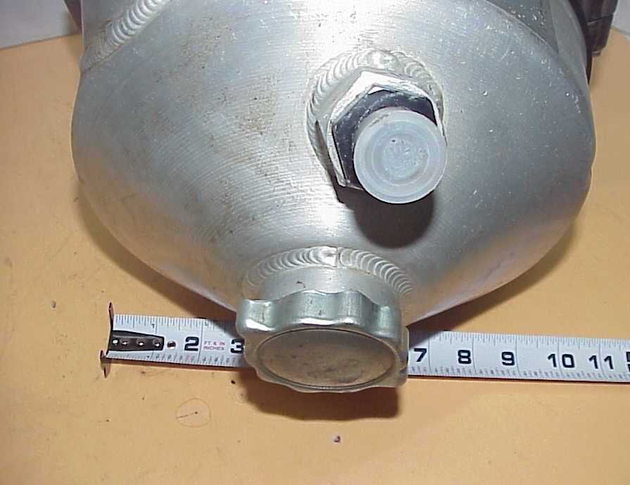 PATTERSON 3 Gallon Aluminum Dry Sump Oil Tank & Mounting Brackets D9 | eBay