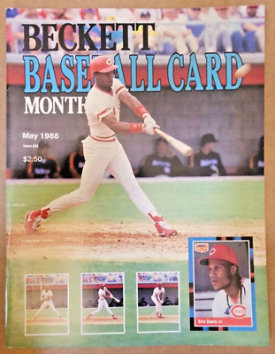 May 1988 Beckett Baseball Card Magazine-Eric Davis + Mike Greenwell | eBay