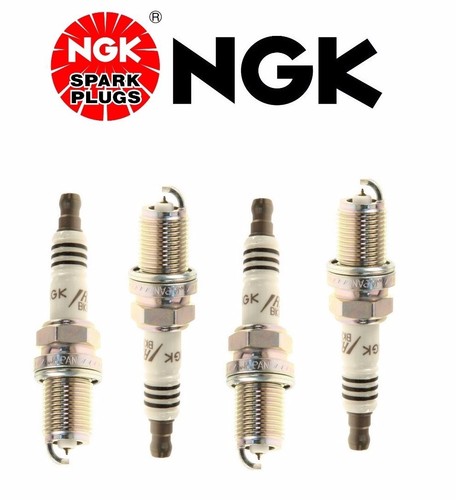4 X New NGK IRIDIUM IX Resistor Performance Power Spark Plugs BKR5EIX ...