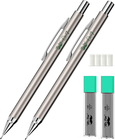 Mr. Pen- Metal Mechanical Pencils, 0.7Mm, 2 Pack, Lead Pencil, Metal ...