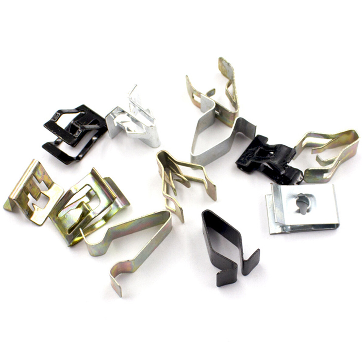 U-type Metal Clips Car Console Instrument Panel Bumper Dashboard ...