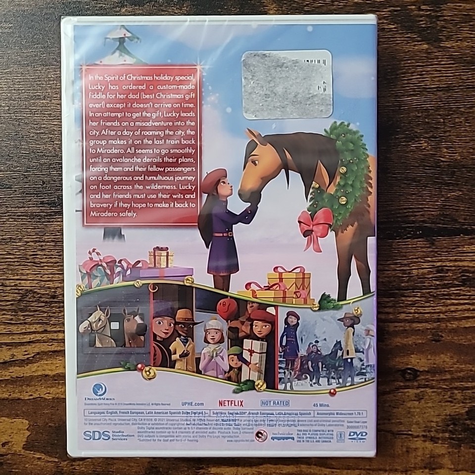 DreamWorks Spirit Riding Free Spirit Of Christmas DVD NEW 2021 FREE ...