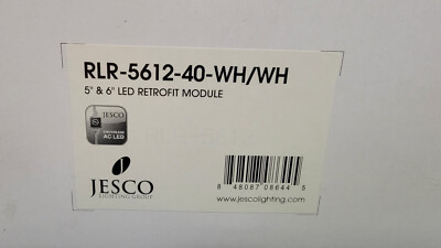 Jesco Lighting 5" 1 Light Recessed LED Retrofit Kit | White | RLR-5612 ...
