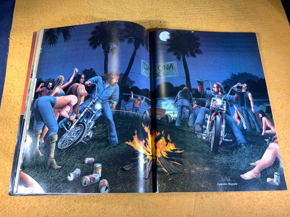 T8-61 EASYRIDERS MOTORCYCLE MAGAZINE - MARCH 1986 - DAVID MANN ...