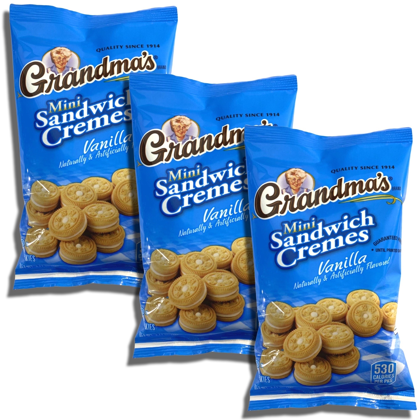Grandma's Mini Vanilla Sandwich Cremes by Grandma's 3.71 Ounce | Value ...