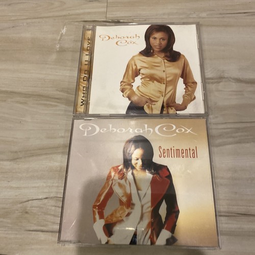 Deborah Cox 2 CD LOT Sentimental IMPORT & Who Do U Love Maxi Single VG+ ...