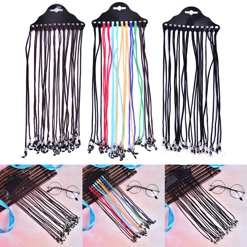 12Pcs/Set Nylon Chain Cord Eyeglass Holder Sunglasses Glasses Neck ...