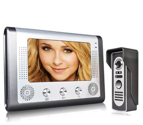 7 inch Color Indoor Monitoring Two-way Call Intercom Doorphone Doorbell ...