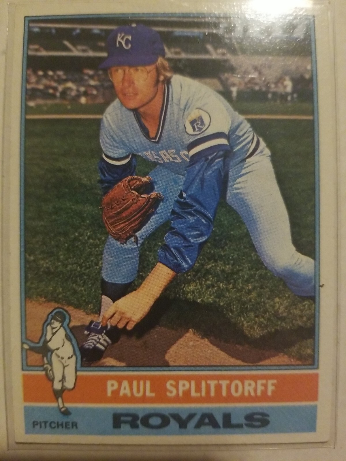 1976 Topps Paul Splittorff #43 (Kansas City Royals) NM Near Mint | eBay