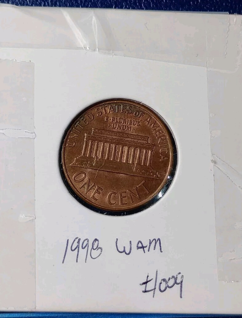 1998 "Wide AM" Lincoln Memorial Cent AU | eBay