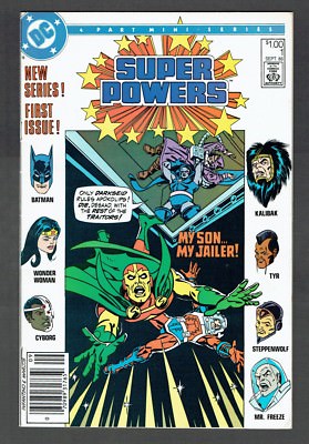 Super Powers #1 DC Comics Mini Series 1986 VF+ Batman + Canadian Price ...