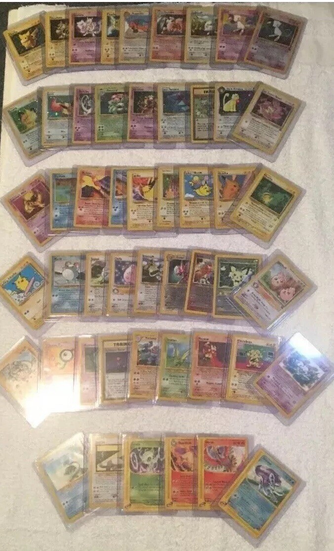 COMPLETE WOTC ORIGINAL SERIES ERA POKEMON CARD COLLECTION [7 Sets] & 1 ...