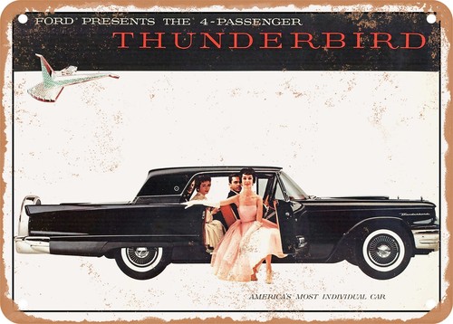 METAL SIGN - 1958 Thunderbird Hardtop Vintage Ad | eBay