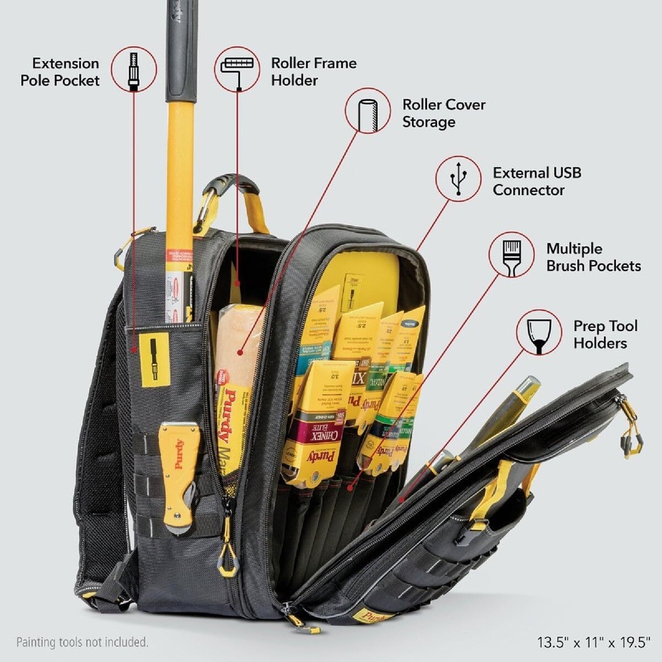 Purdy Painter's Backpack with Free Add-Ons | eBay