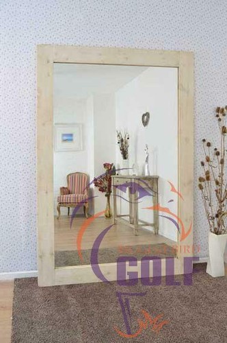 Large White Solid Wood Wall Mirror 6ft10 x 4ft10 209cm x 149cm | eBay UK