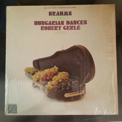 WESTMINSTER GOLD Brahms ROBERT GERLE Violin Hungarian Dances SHETLER ...