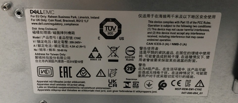 DELL EMC CYAE DS60 60 Tray SAS 12Gbs JBOD Storage Expander | eBay