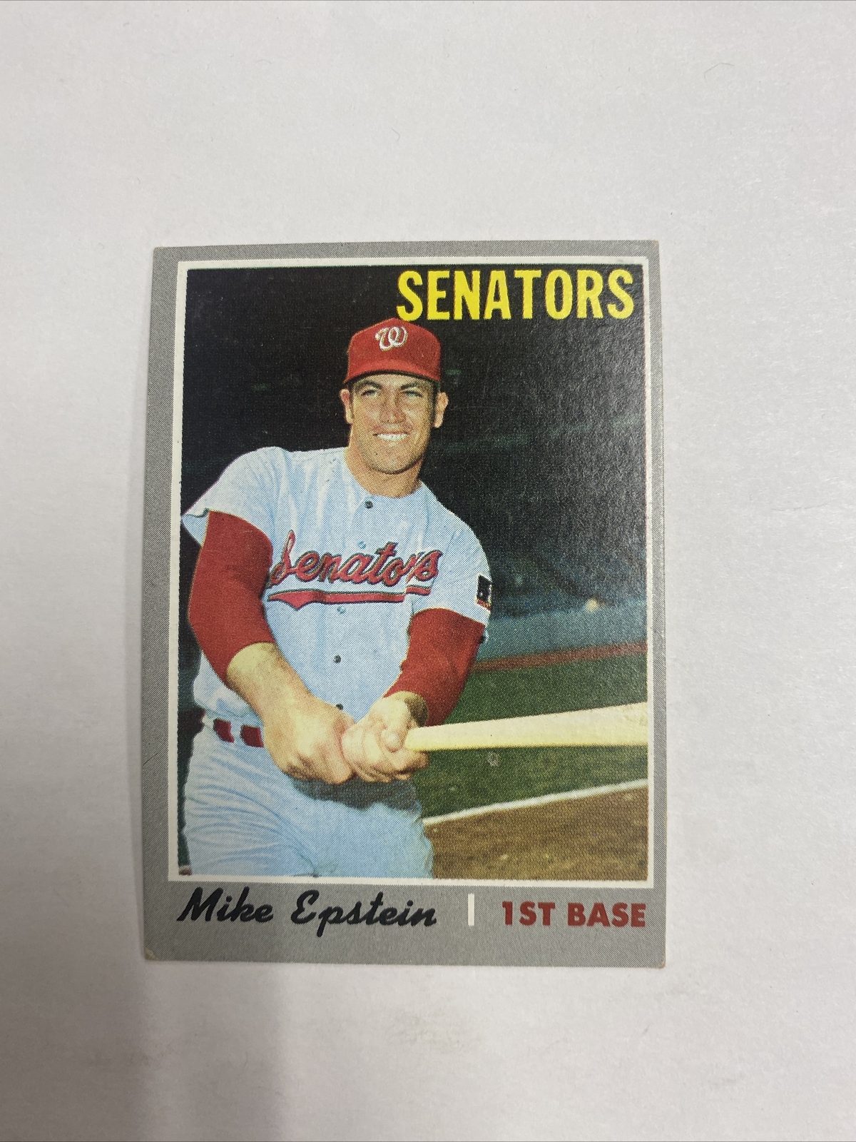 1970 Topps Baseball Mike Epstein Washington Senators Card #235 | eBay