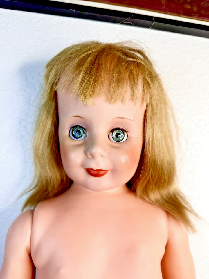 Patti Play Pal Playpal Type Unmarked Companion Doll Unmarked 35" Blonde ...
