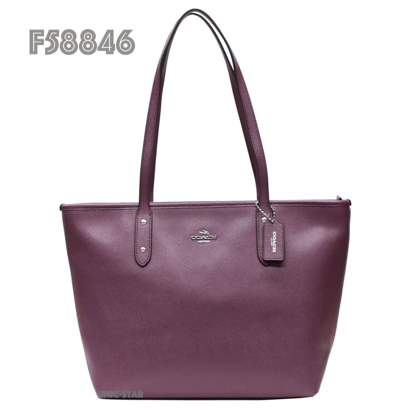 NEW Coach Crossgrain Leather City Zip Tote F58846 F294887 F57522 F38161 ...