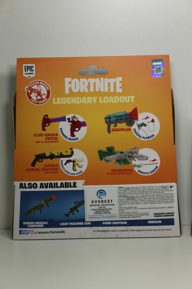 Fortnite legendary Loadout Weapon Pack Rare 6 Inch Figures [New] | eBay