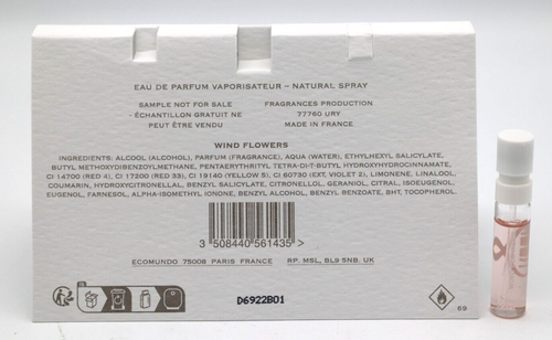 2x Official Creed Sample Wind Flowers 1.5ml / .05 oz Authentic Sample ...