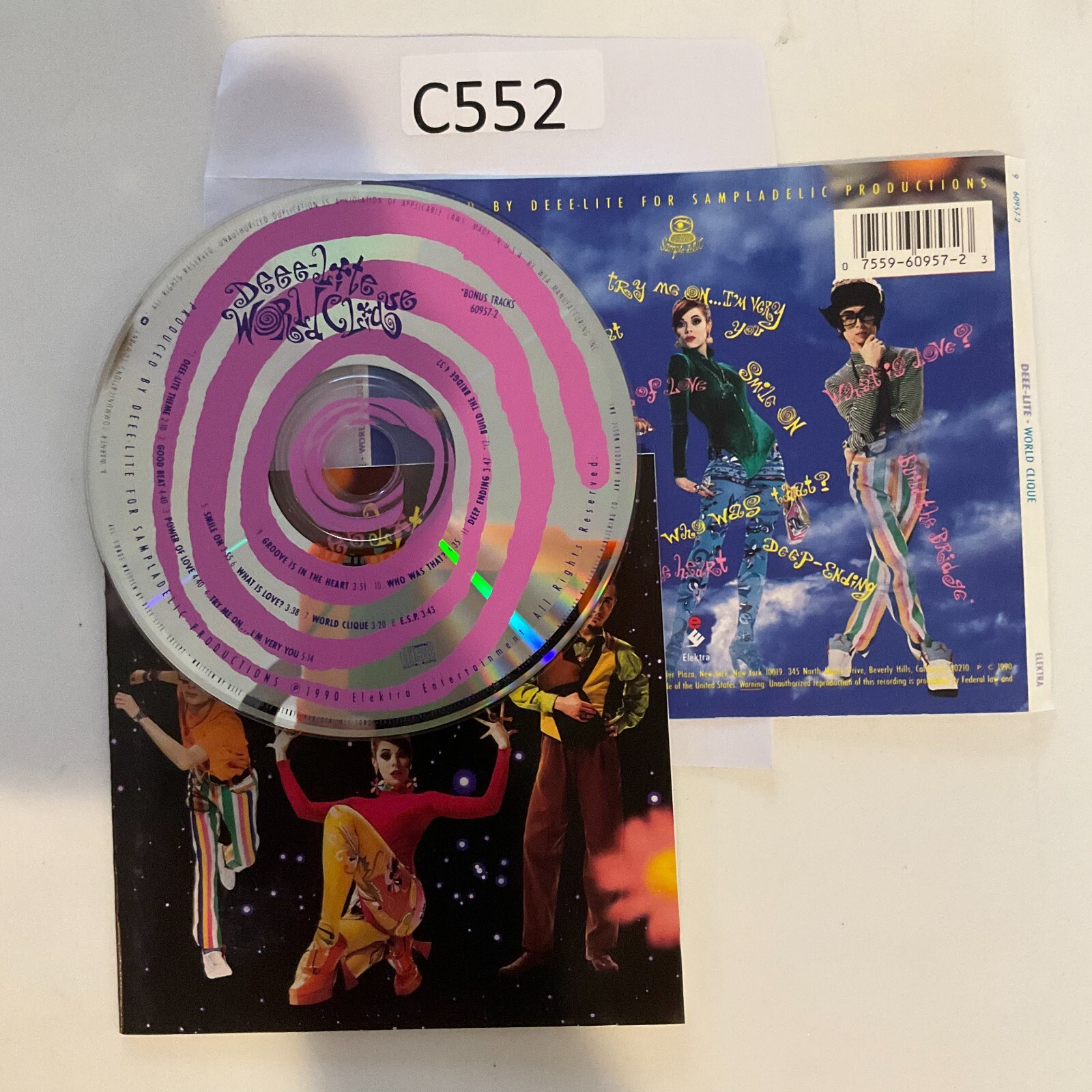 World Clique by Deee-Lite (CD, 1990) No Case No Tracking #C552 ...