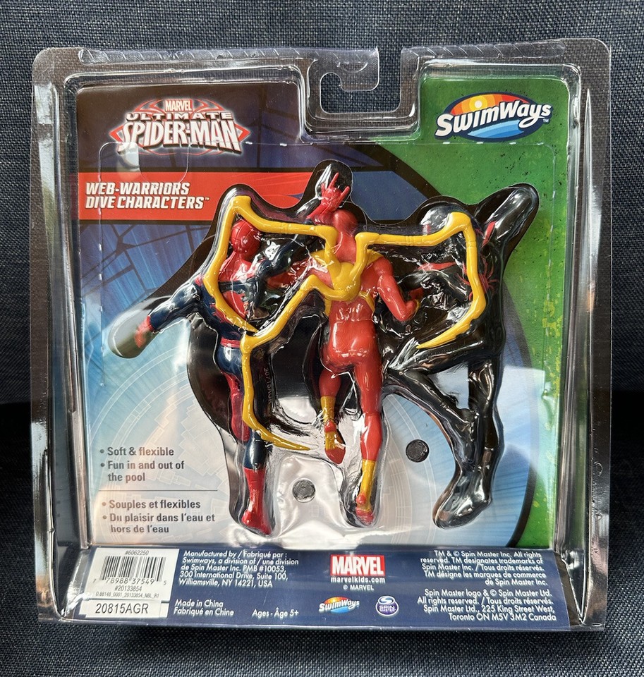 Marvel ULTIMATE SPIDER-MAN Web Warriors 3pk Dive Characters Pool Water ...