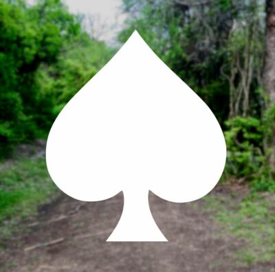 Spade Symbol [PICK COLOR] Poker Vinyl Decal Sticker - Laptop/Car/Truck ...