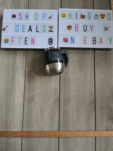 Self Stirring Coffee Mug Cup - Stainless Steel Automatic Self Mix w ...