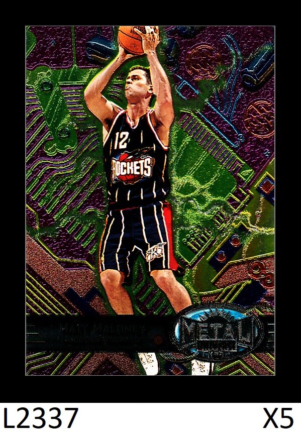 1-1997-98 FLEER METAL UNIVERSE BASE MATT MALONEY ROCKETS CARD#48 QTY | eBay