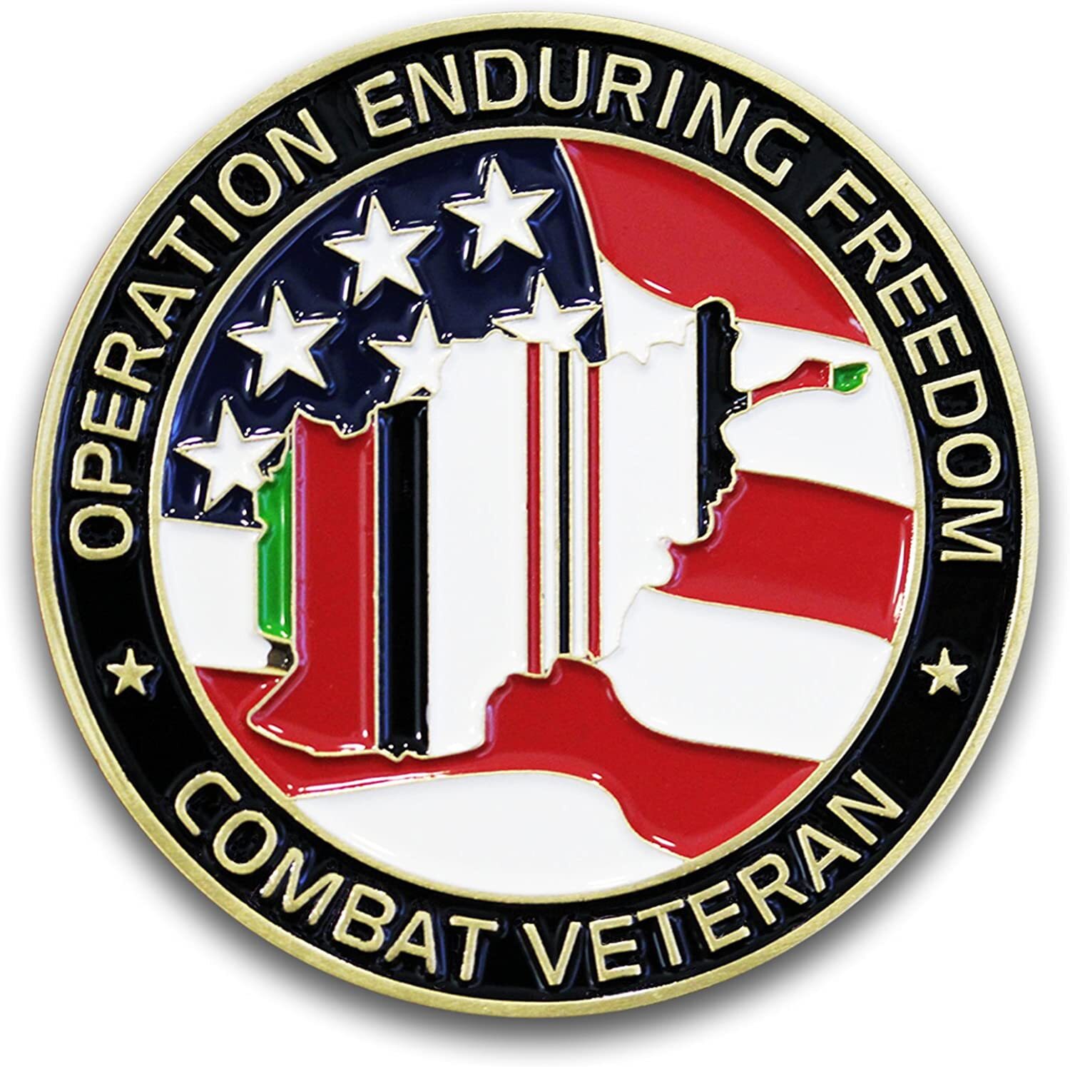 Operation Enduring Freedom OEF Combat Veteran Challenge Coin | eBay