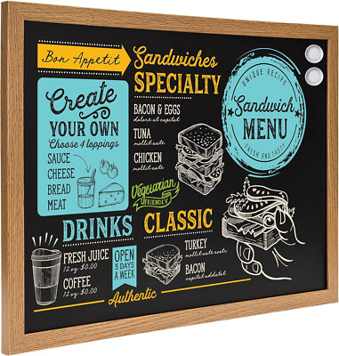 Chalkboard, 17 x 23 Inches Amazon Basics, Magnetic *NEW IN BOX* | eBay