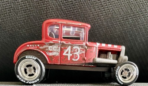 Hot Wheels Ford Model A Custom 31 CUSTOM Wheel & Tire Real Riders | eBay