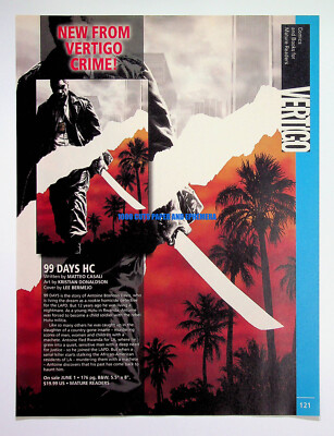 99 Days DC Vertigo Comics 2011 Trade Print Magazine Ad Poster ADVERT | eBay