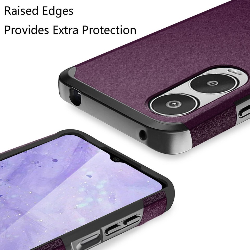 For AT&T Verge (SL219A) Phone Case Dual Layer Hard Hybrid Cover ...