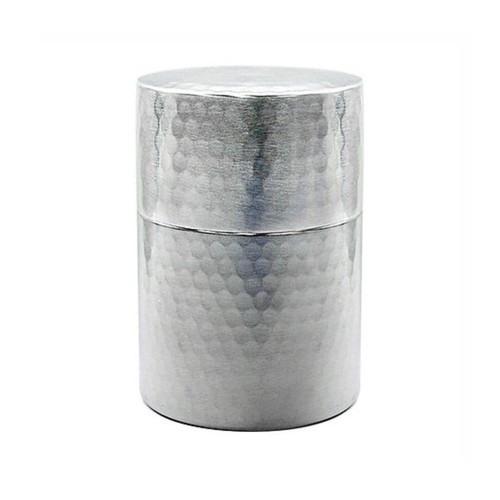 Japanese Hammered Stainless Steel Tea Caddy 100g / 3.5oz Canister | eBay