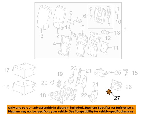 GM OEM 19-23 Colorado Seats Tracks Front Seat Components-Air Outlet ...