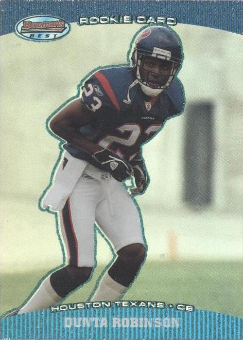 2004 Bowman's Best - Dunta Robinson #81 Green /499 (RC) for sale online ...
