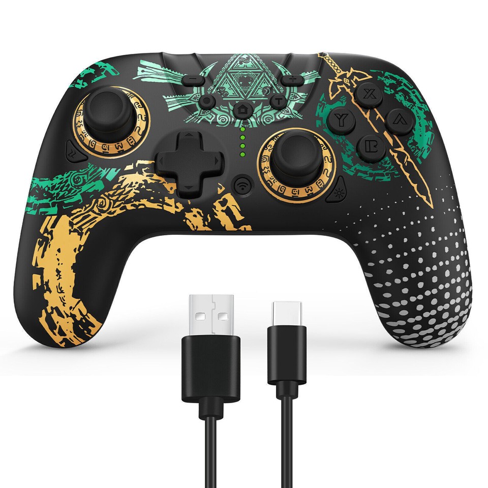 For Nintendo Switch Controller Zelda Wireless Switch Pro Controllers ...