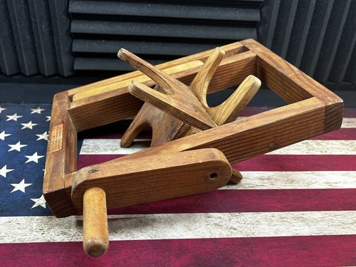 Vintage Primitive Wood Kite Hand Reel Cord String Winder LOOK! | eBay