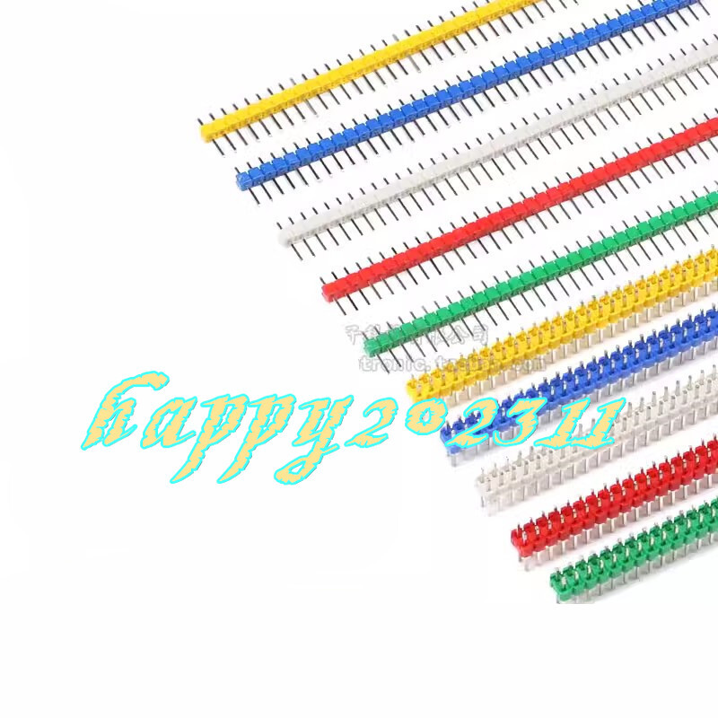 10PCS 2.54MM single/double row needle 1*40P 2*40P copper needle color # ...