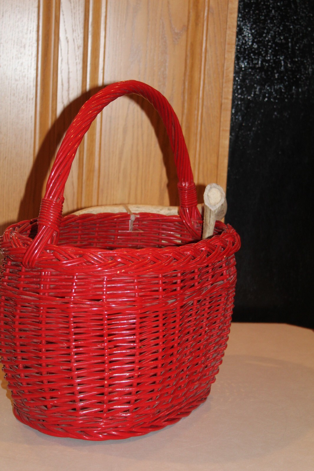 Wicker Basket Antler Set Whitetail Deer Mule Log Cabin Decor Taxidermy ...