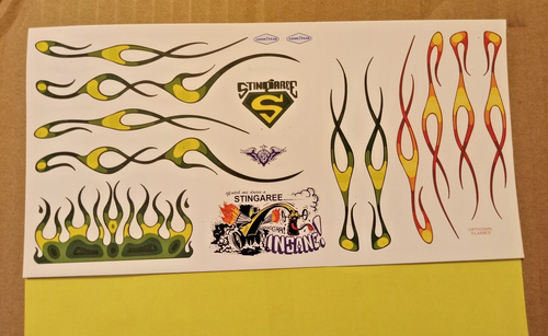 AMT "Stingaree Insane" (Decals only) 1/25 scale Package #40 "read ...